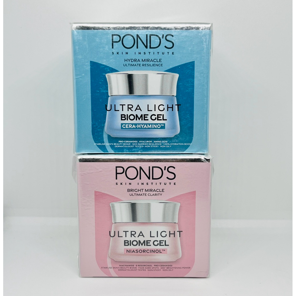 Jual PONDS Bright Hydra Miracle Ultra Light BIOME GEL - BRIGHTENING ...