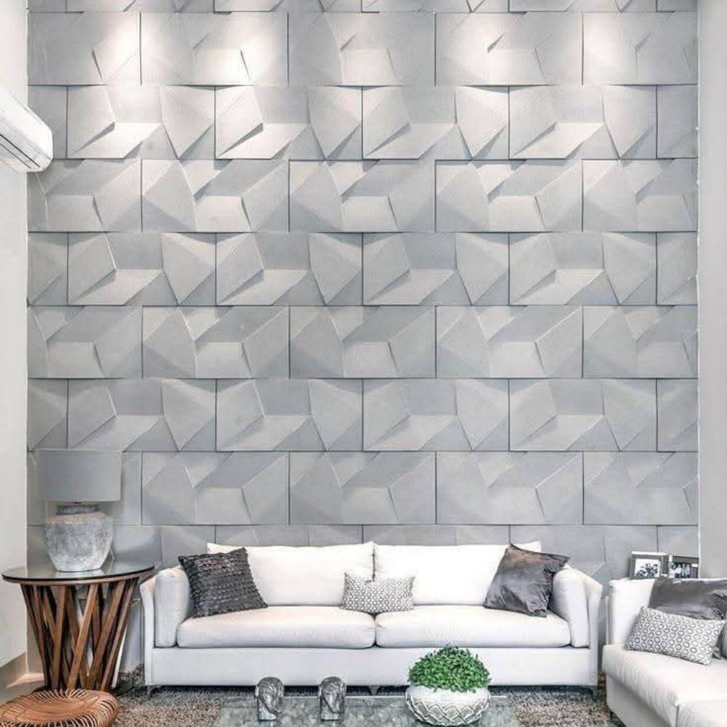 Jual walpanel walpaper dinding beton 3d estetic 50x50 | Shopee Indonesia