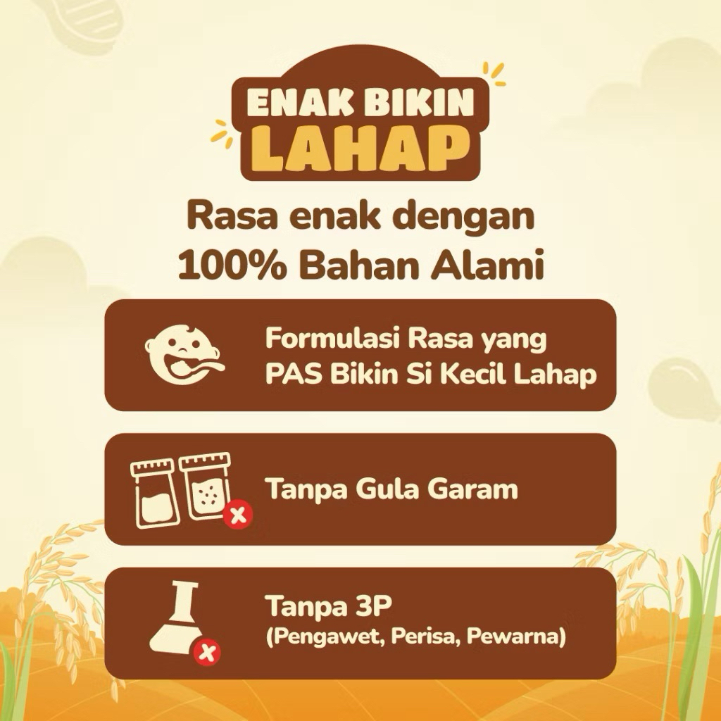 Jual Barefood Bumboo Hap Hap Rice 100% Beras Organik Tanpa Pestisida ...