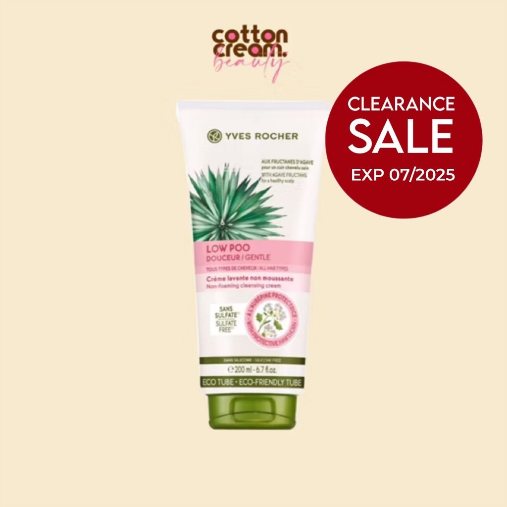 Jual Yves Rocher Gentle Non Foaming Shampoo / Low Poo 200 ml | Shopee ...