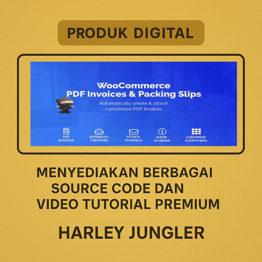 Jual PLUGIN WOOCOMMERCE PDF INVOICES & PACKING SLIPS v1.6.3 – CETAK FAKTUR & SLIP PENGIRIMAN ...