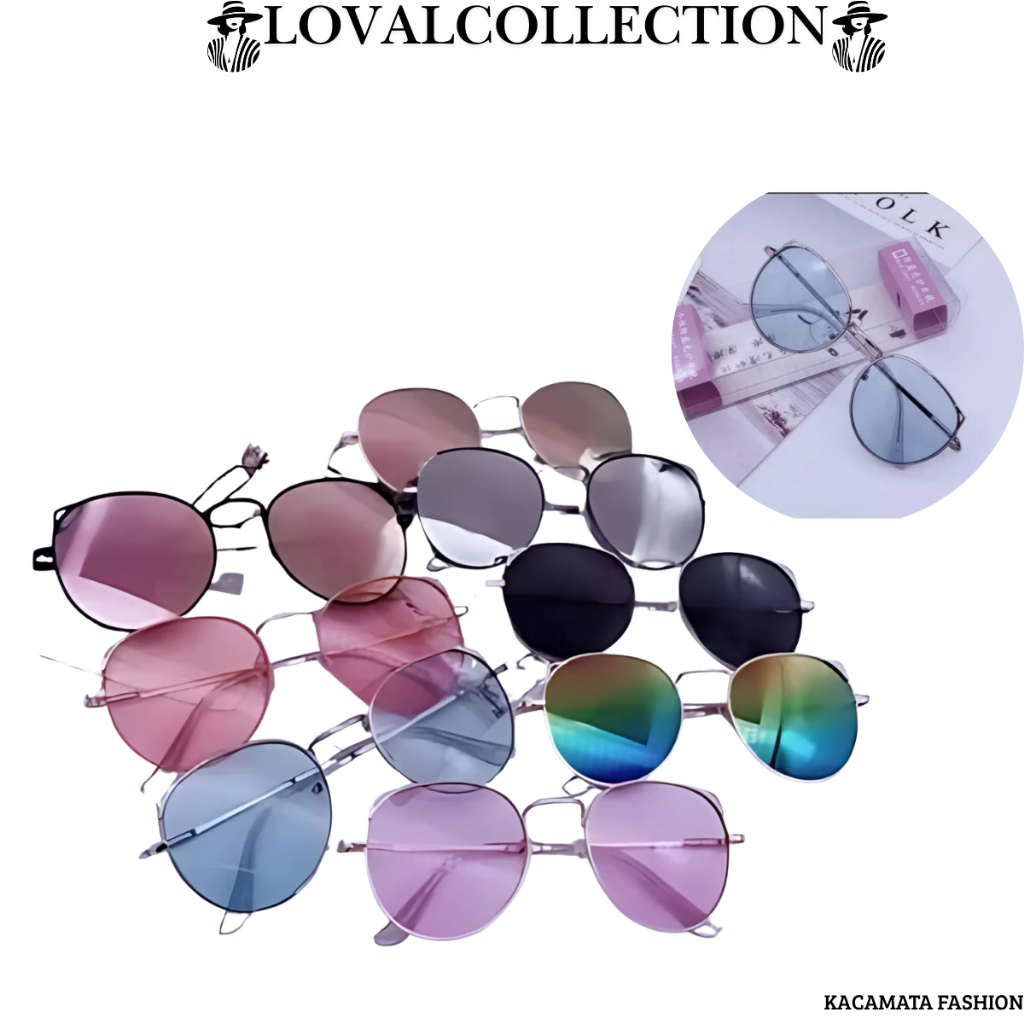 Jual LC KACAMATA FASHION KM82 UNISEX STYLE IMPORT KOREA PRIA&WANITA ...