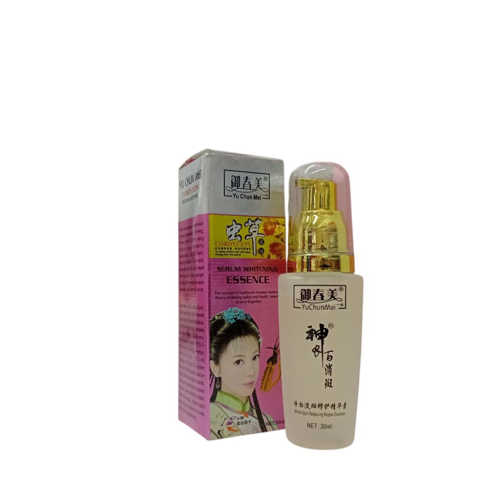 Jual Yu Chun Mei Cordyceps Serum Whitening Essence 30ml Bpom Original ...