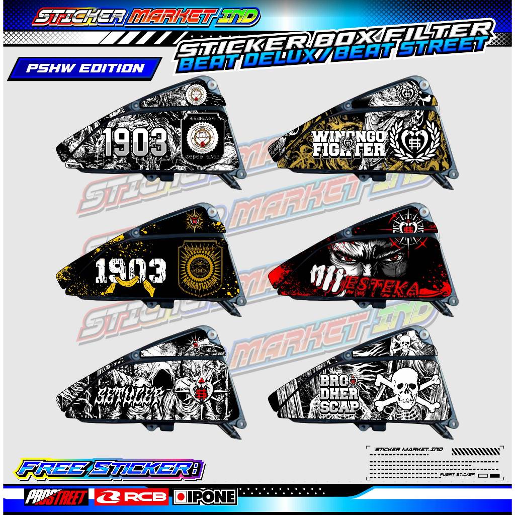 Jual STRIPING BOX FILTER HONDA BEAT DELUXE STREET - PSHW WINONGO AGOMO ...