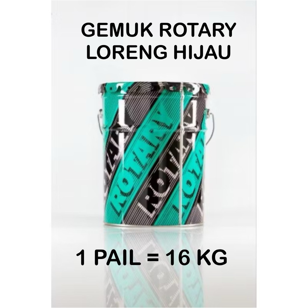 Jual GEMUK GREASE ROTARY HIJAU 1 PAIL 16 KG WARNA HIJAU / ROTARY LORENG ...