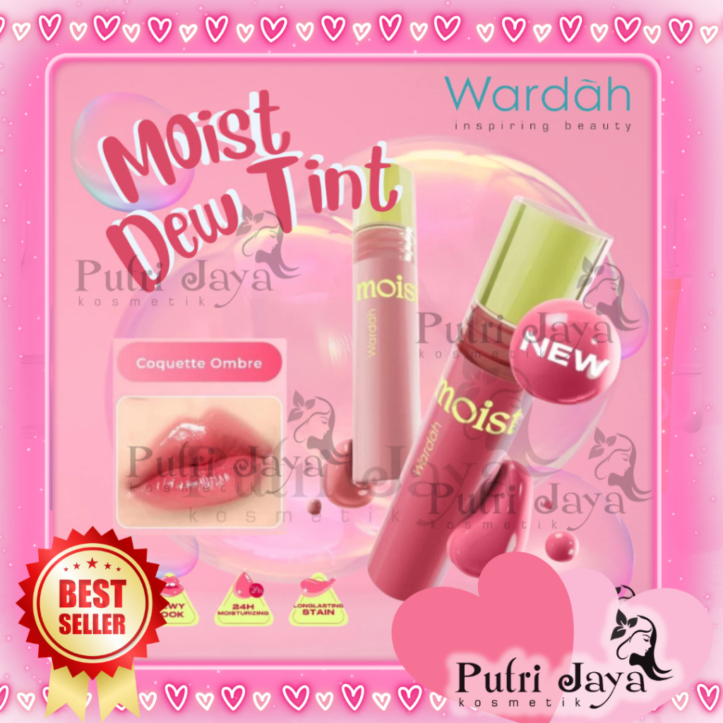 Jual NEW! WARDAH Moist Dew Tint | Lip Tint Liptint | Shopee Indonesia