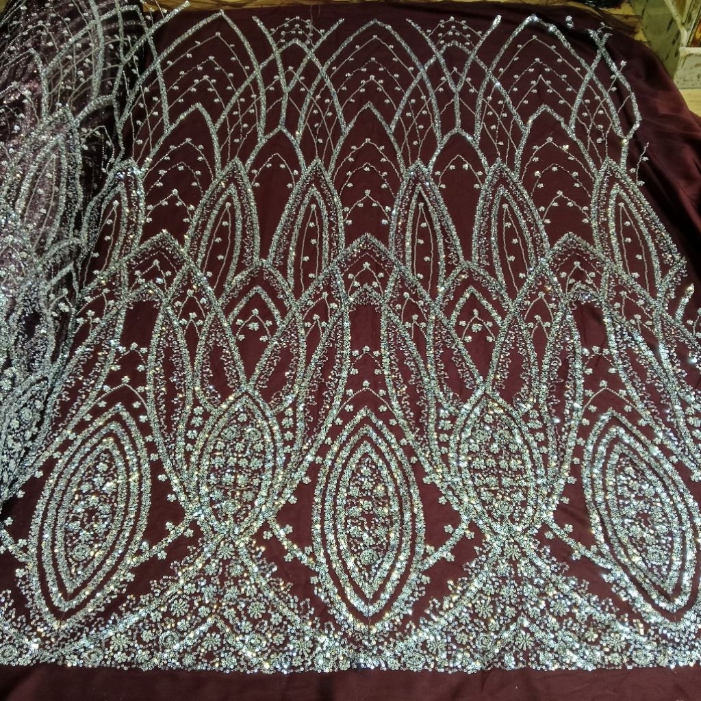 Jual kain/bahan tile full squin premium(motif terbaru) | Shopee Indonesia