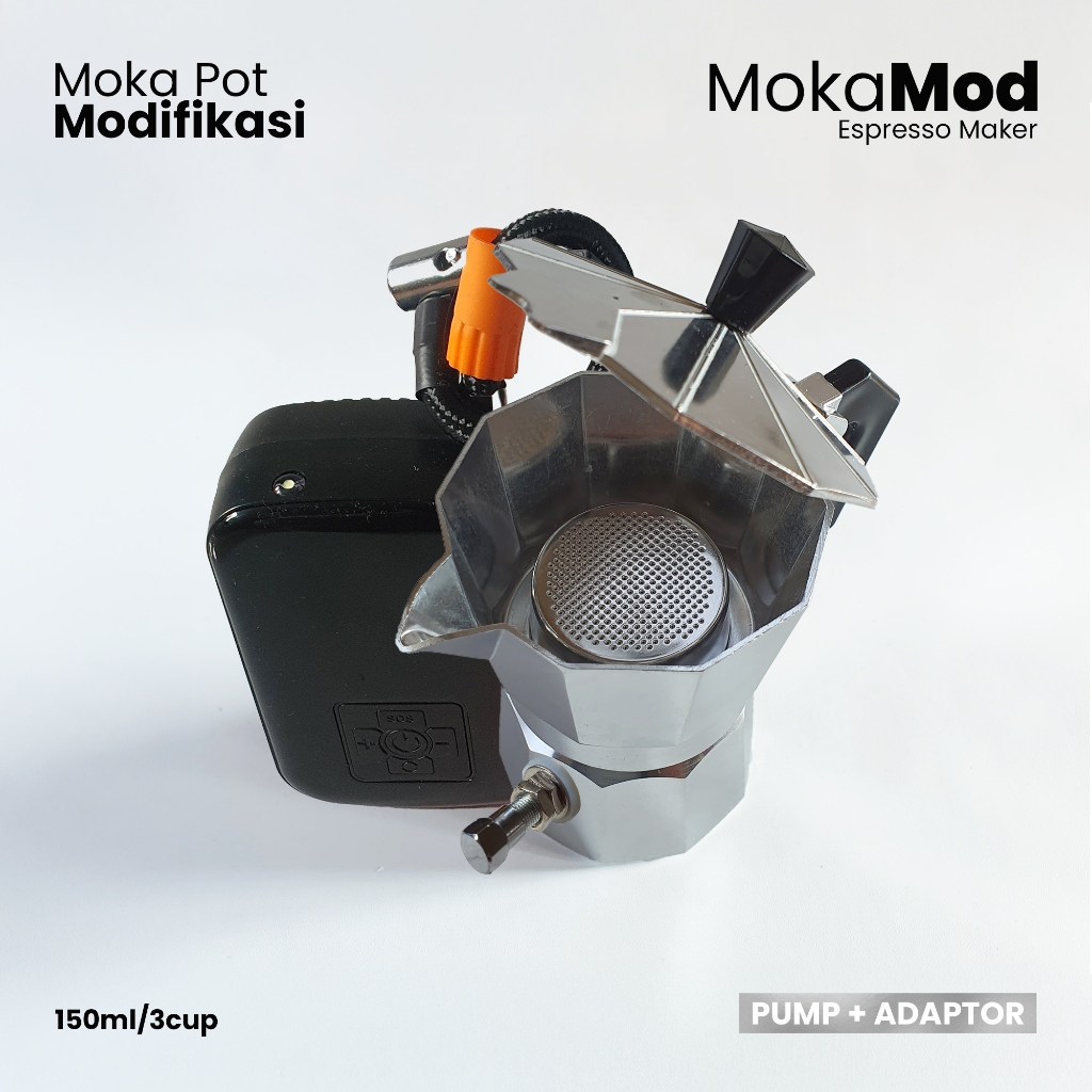 Jual Pump & Adaptor | Moka Pot Modifikasi by MokaMod | Shopee Indonesia