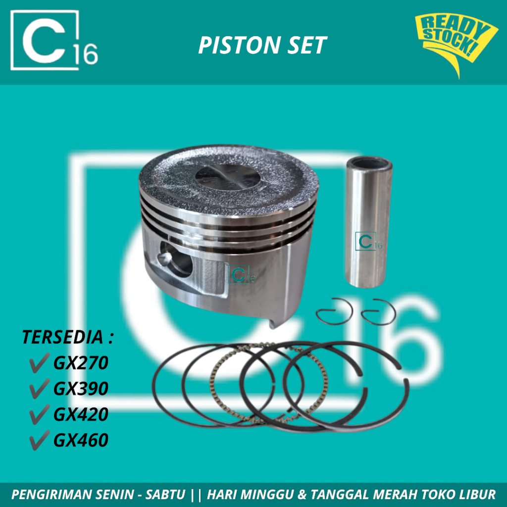 Jual Piston Set Piston Seher Piston Komplit Mesin Penggerak Katinting ...