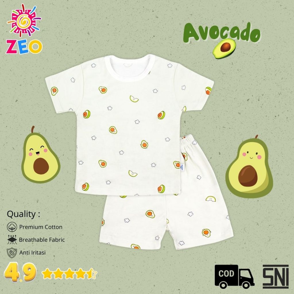 Jual ZeoBabyKids Baju Setelan Oblong Paha Anak Bayi Unisex Usia 1 - 4 ...