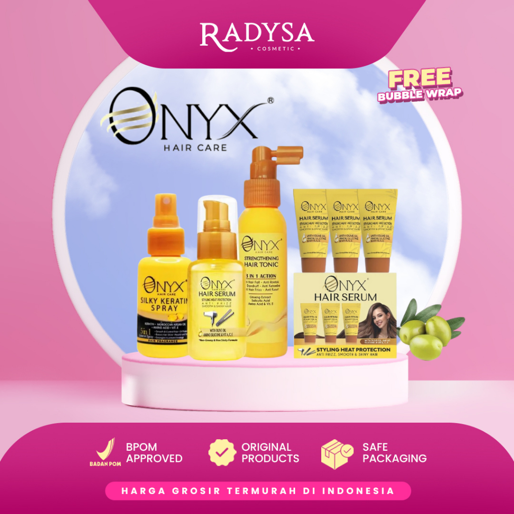 Jual 𝐑𝐀𝐃𝐘𝐒𝐀 - ONYX Hair Treatment Series -ONYX Hair Serum / ONYX Hair ...