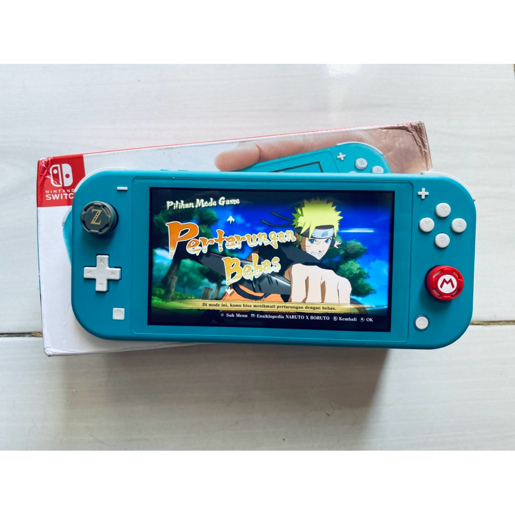 Jual Nintendo Switch Lite CFW Torqouise Bagus Fullgame | Shopee Indonesia