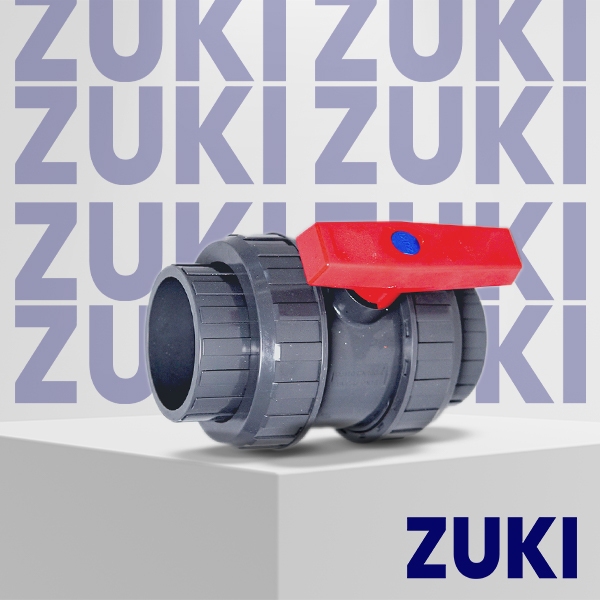 Jual Double Union Ball Valve Pvc Aw 2 Inch Zuki/Double Union Ball Valve ...