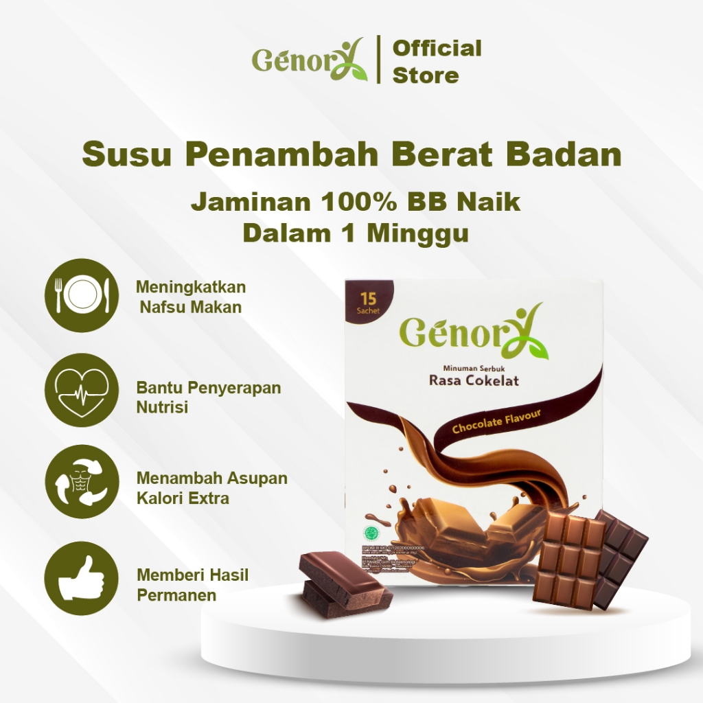 Jual GENORY Susu Penggemuk Badan | Shopee Indonesia