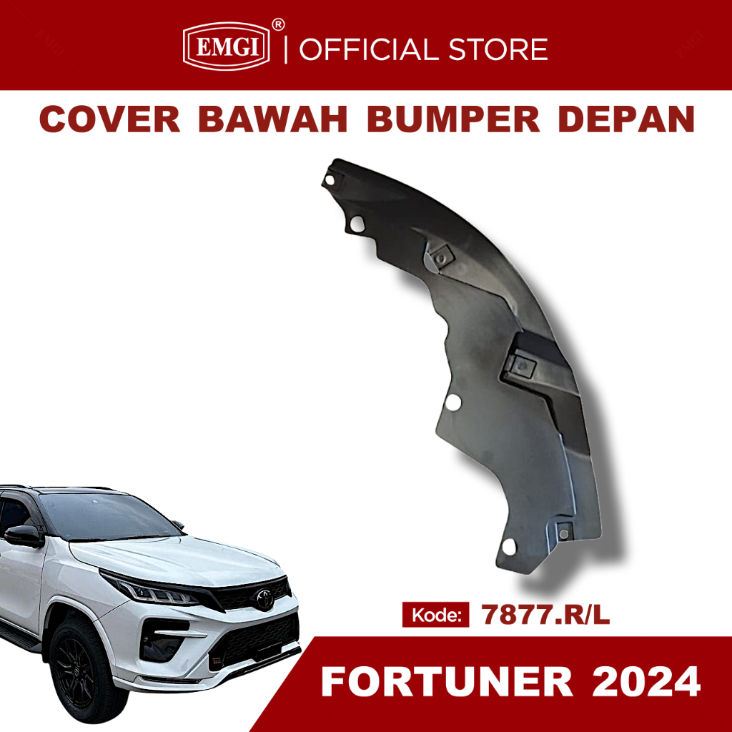 Jual EMGI - Cover Bawah Bumper Depan Fortuner 2024 2025 | Shopee Indonesia