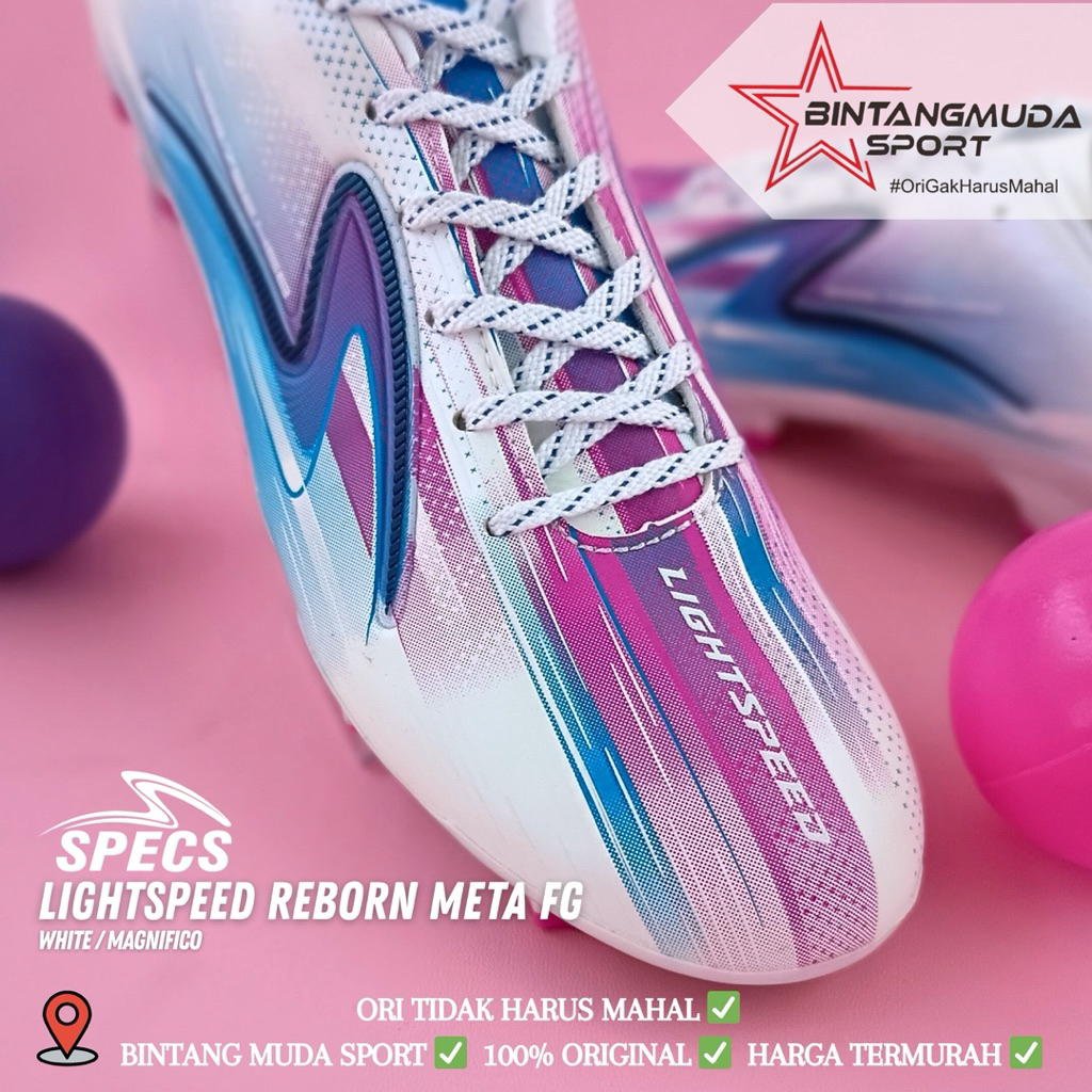 Jual SPECS LIGHTSPEED REBORN META XR FG WHITE/MAGNIFICO | Shopee Indonesia