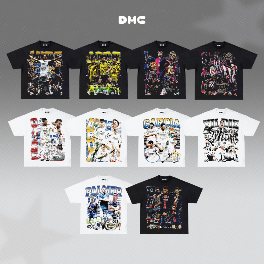Jual DMC Rising Star Player Soccer Oversized T-Shirt Collection ...