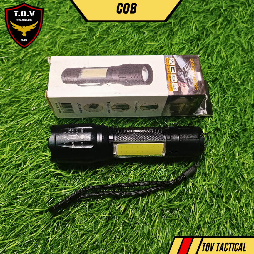 Jual Senter Tactical COB Mini Flashlight | Shopee Indonesia