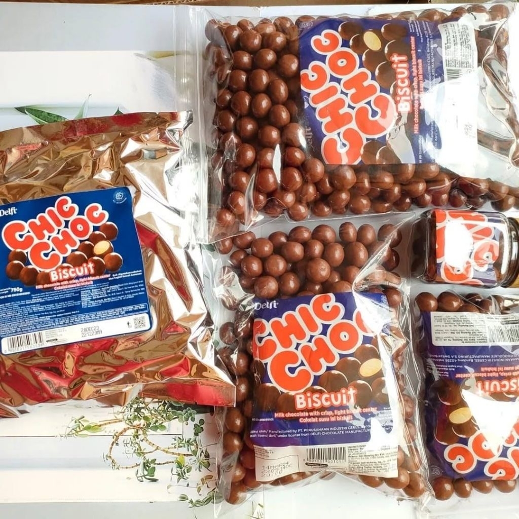 Jual Delfi Chic choc biscuit chocolate 500gr | Shopee Indonesia