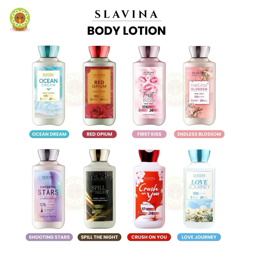 Jual SLAVINA Body Lotion 350 ml | Shopee Indonesia