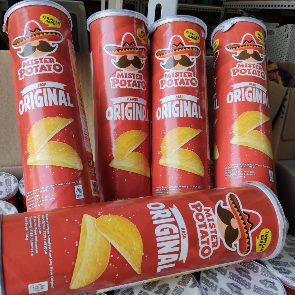 Jual Mister potato original kaleng besar /Potato/Mister potato/Potato ...