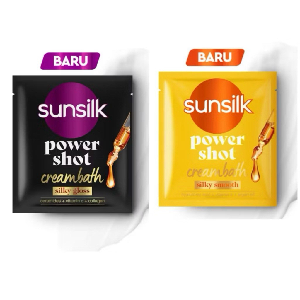 Jual SUNSILK Power Shot Creambath Sachet 30g Series | Silky Smooth ...