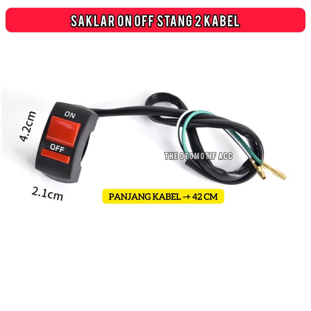 Jual Saklar On Off Lampu Model Stang 2 Mode Plus Socket Impor Untuk ...