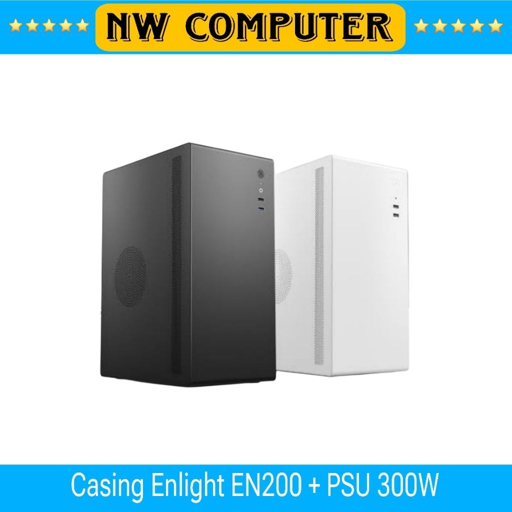 Jual Casing Enlight EN-200 Slim PC Case + PSU Enlight 300W | Shopee ...