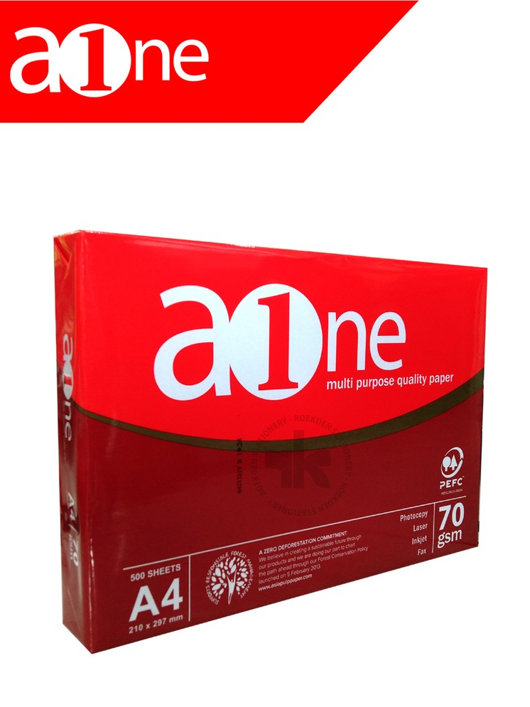 Jual {1 RIM} KERTAS HVS A4 AONE 70 GRAM - BEST PRINT & FOTOCOPY ...