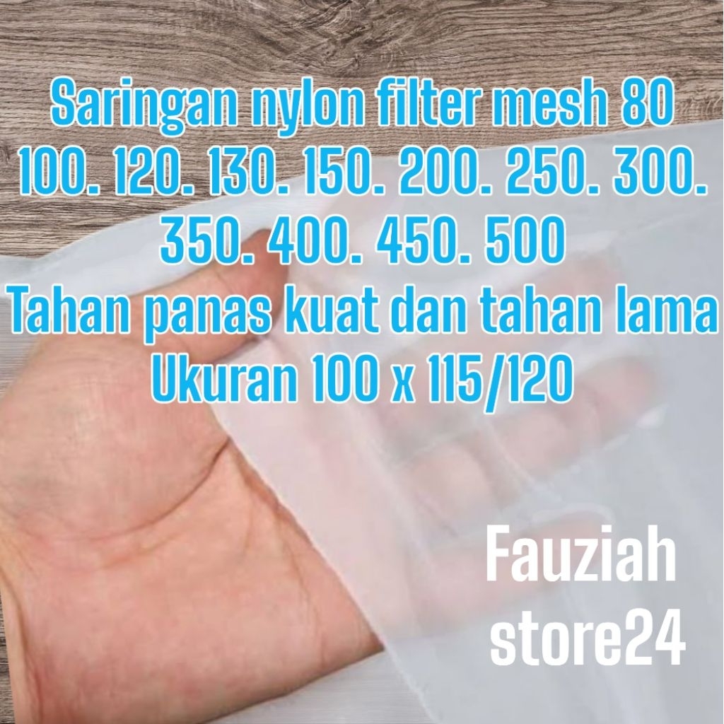 Jual kain saringan nylon filter mesh 80. 100. 120. 130. 150. 200. 250 ...