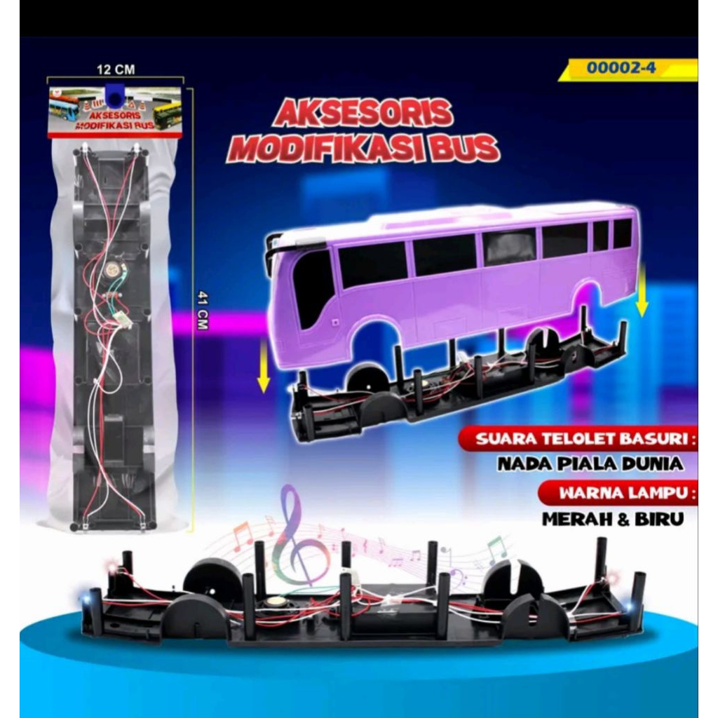 Jual Official RKC Chasis/sasis mainan/miniatur bus RKC - sudah ada ...