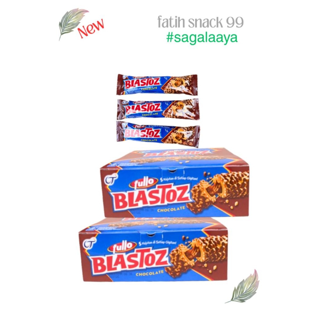 Jual BLASTOZ BOX ISI 12 X 24G SNACK WAFER STICK CHOCOLATE | Shopee ...
