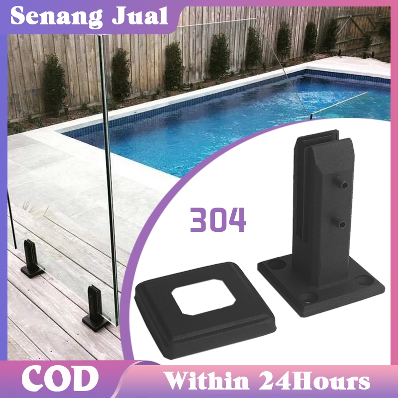 Jual Railing Kaca Dan Kaki Spigote Glass Clip Stainless Spigot Penjepit ...