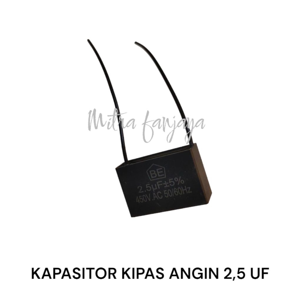 Jual KAPASITOR KIPAS ANGIN 2,5 UF CAPASITOR MIYAKO REGENCY DAN LAINNYA ...