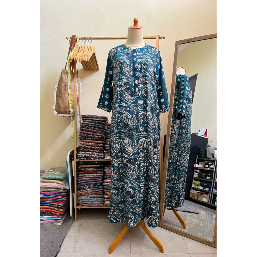 Jual Sekdress Lisa Batik Putri Diana | Shopee Indonesia