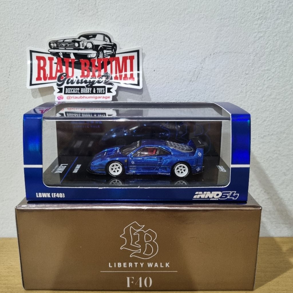 Jual Inno64 Ferrari F40 Chrome Black | Shopee Indonesia