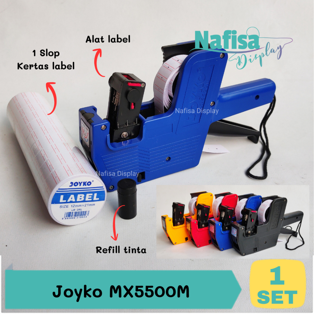 Jual Alat Label Harga Barang Joyko MX-5500M Lebel Tempel 1 Line ...