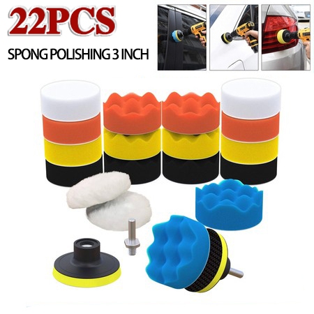 Jual Busa Poles Mobil Motor Spons Poles Body Mobil 7/12/22 Pcs 3 Inch ...