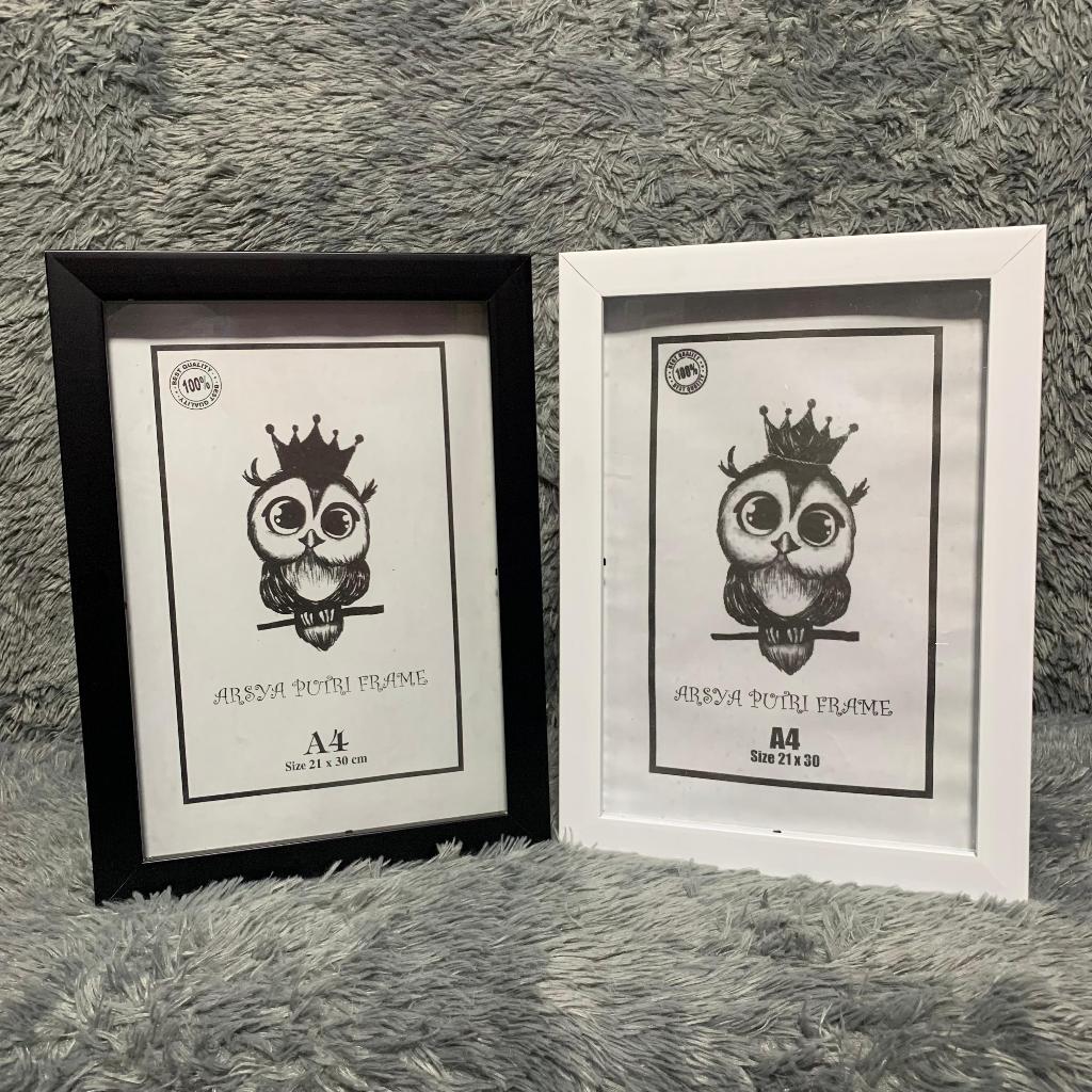Jual Frame foto 3D A4, Bingkai Foto A4 3D, Frame scrapbook Hitam Putih ...
