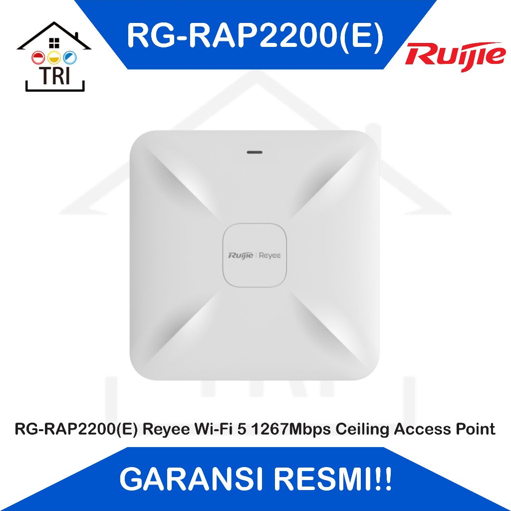 Jual Ruijie|Reyee RG-RAP2200(E) Reyee Wi-Fi 5 1267Mbps Ceiling Access ...