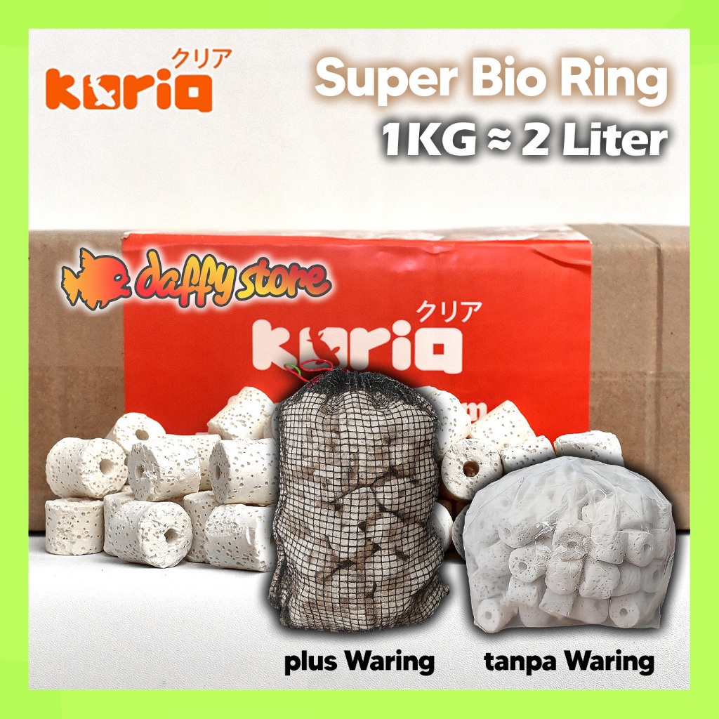 Jual Kuria Super Bio Ring 1 KG media filter bioring premium impor kolam ...