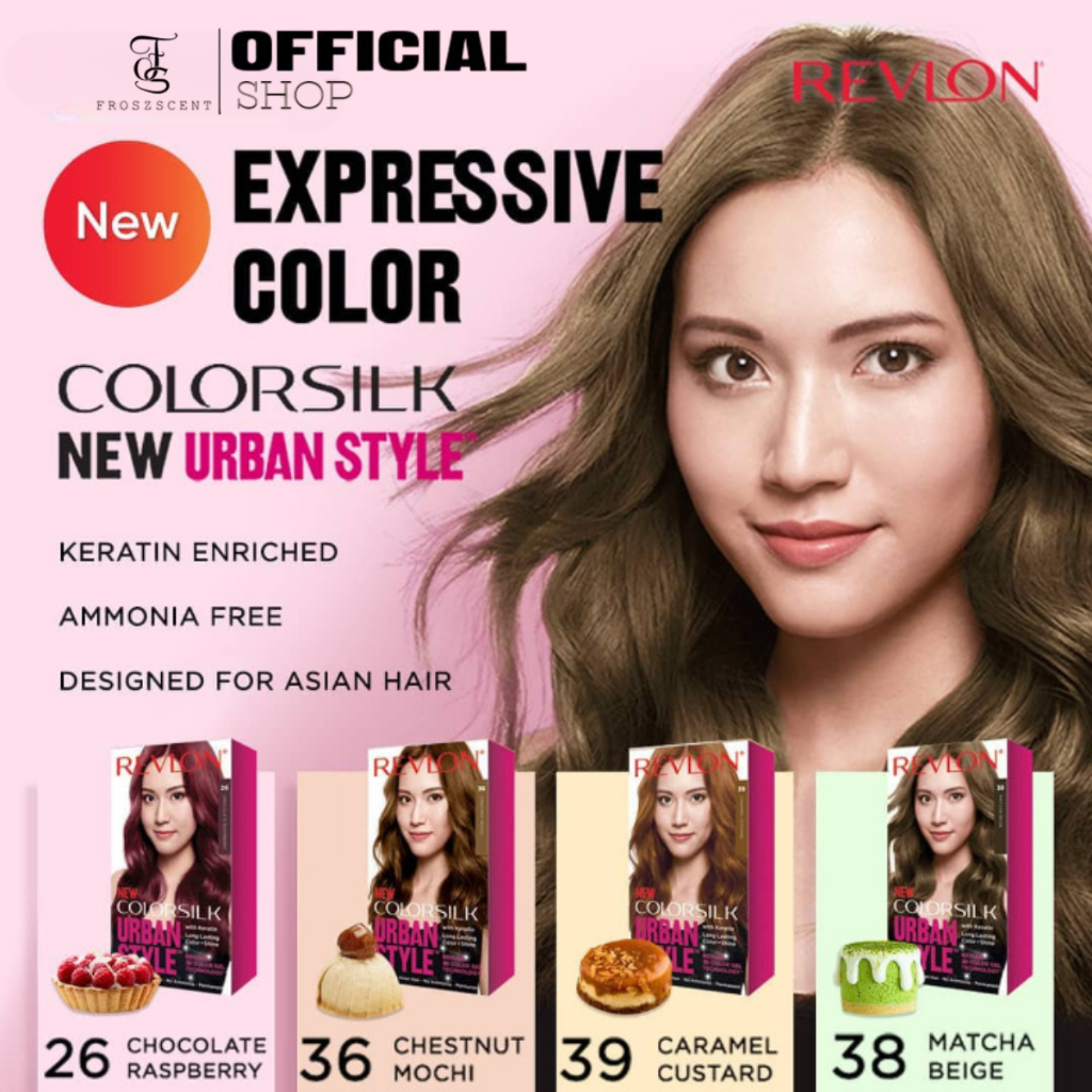 Jual REVLON Urban Style Colorsilk Chocolate Raspberry Hair Color - Cat ...