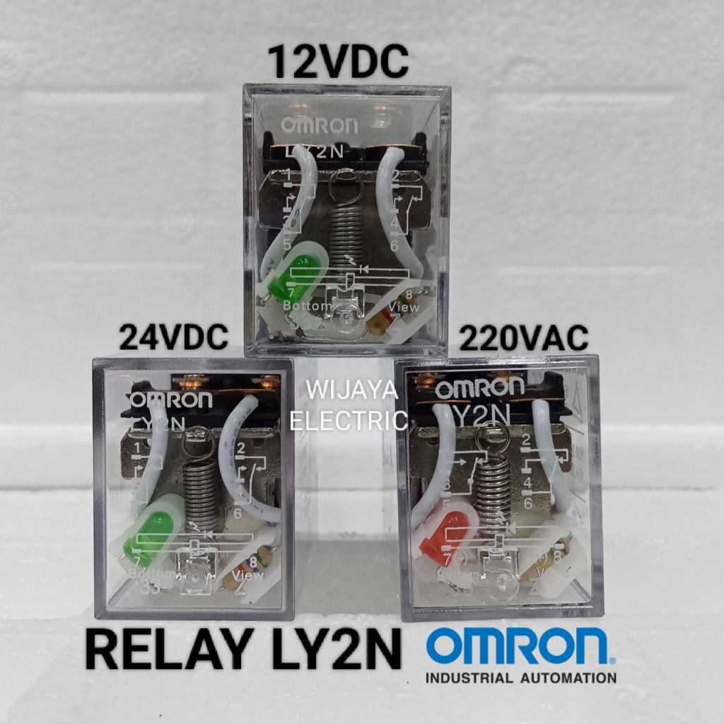 Jual relay omron ly2n/ly2 12vdc 10a 8pin original | Shopee Indonesia