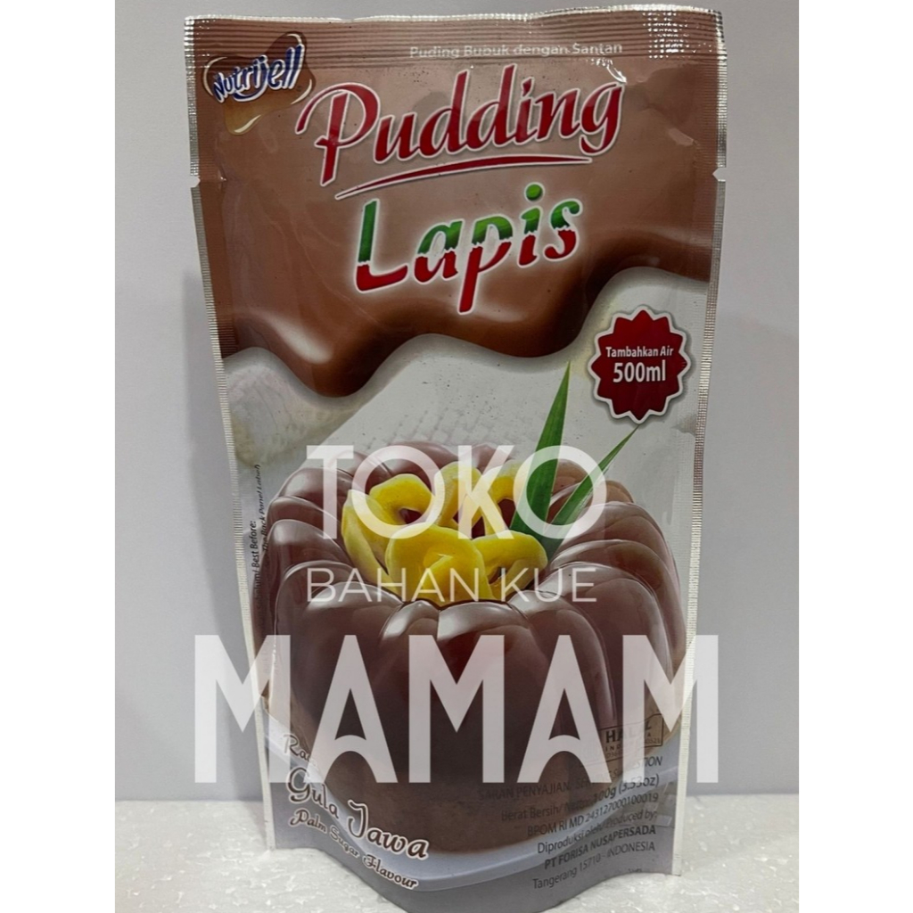 Jual Nutrijell Pudding Lapis Gula Aren 145gr | Puding Instan Rasa Gula ...