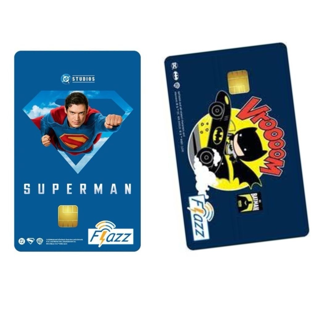 Jual Kartu Etoll Flazz BCA Edisi SUPERMAN BATMAN Superhero Gen 2 ...