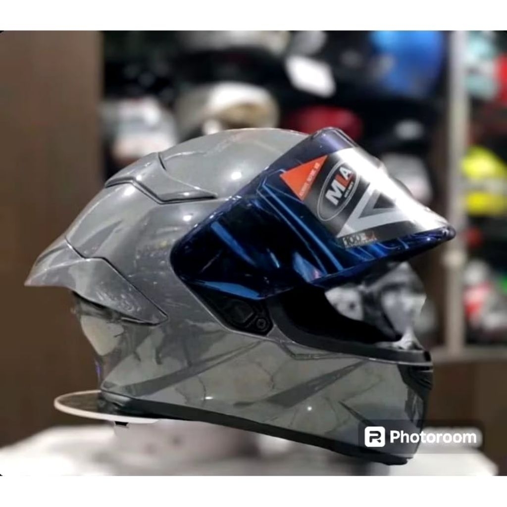 Jual HELM TTC MLA CRYPTON FULL FACE GREY VARIAN | Shopee Indonesia