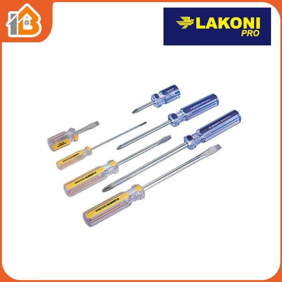 Jual LAKONI PRO JETJO TOOLS 701035 OBENG IN LINE SCREWDRIVER SET 7PCS ...