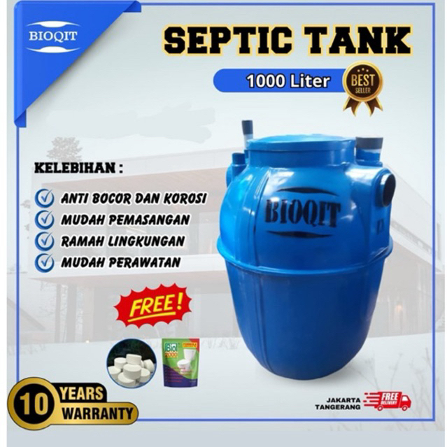 Jual Septic tank bioqit 1000 liter,biotech, biofill, biolux, biogift ...