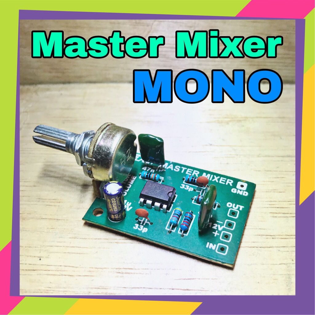Jual master mixer 1 potensio | Shopee Indonesia