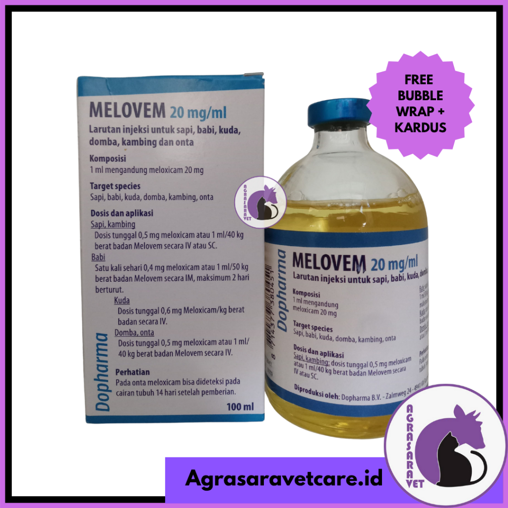 Jual Melovem 20 mg 100 ml melovem inj. | Shopee Indonesia